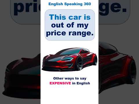 5 BEST ways to say EXPENSIVE in English #shorts