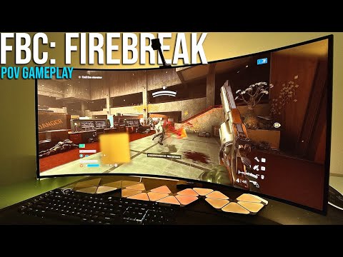 Trying out FBC: Firebreak on the 4k LG 45" UltraWide OLED | BEST Gaming Monitor HDR Gameplay