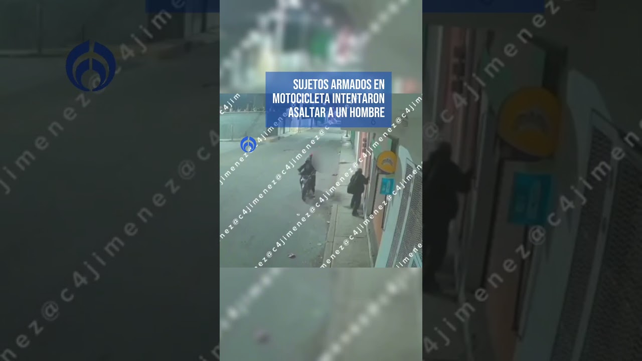 Captan intento de asalto. Sujetos armados apuntaron con un arma a un hombre en Ecatepec