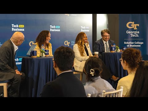 Tech Talks Business Features Chloe Barzey, Tiffany Burns, and Parmeet Grover