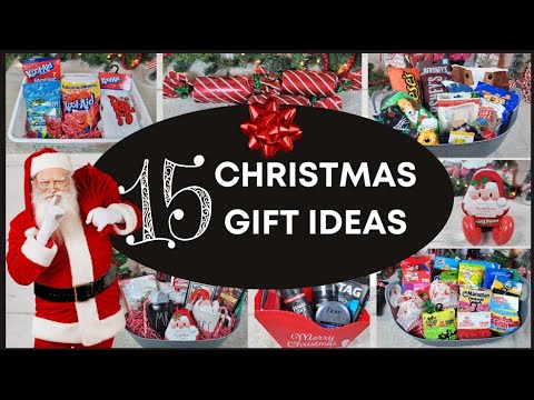 15 *LAST MINUTE* Christmas gift /gift basket ideas on a budget! fast / easy / thoughtful!!