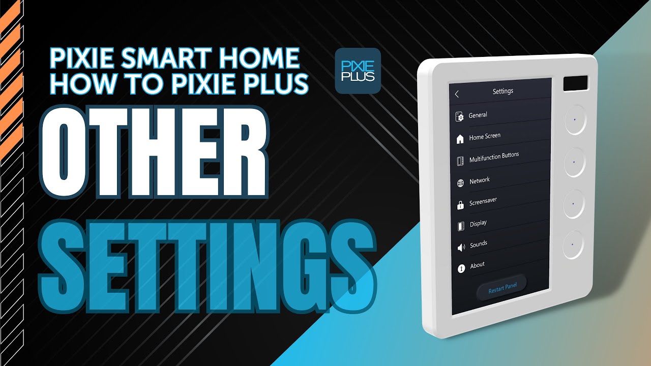 PIXIE Touch Panel   Other Settings