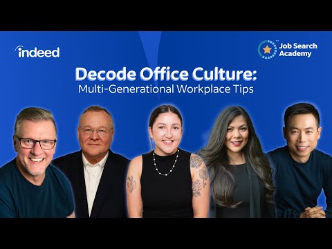 Expert Q&A on Multi-Generational Workplace Etiquette & Office Culture Tips | Indeed 🔴