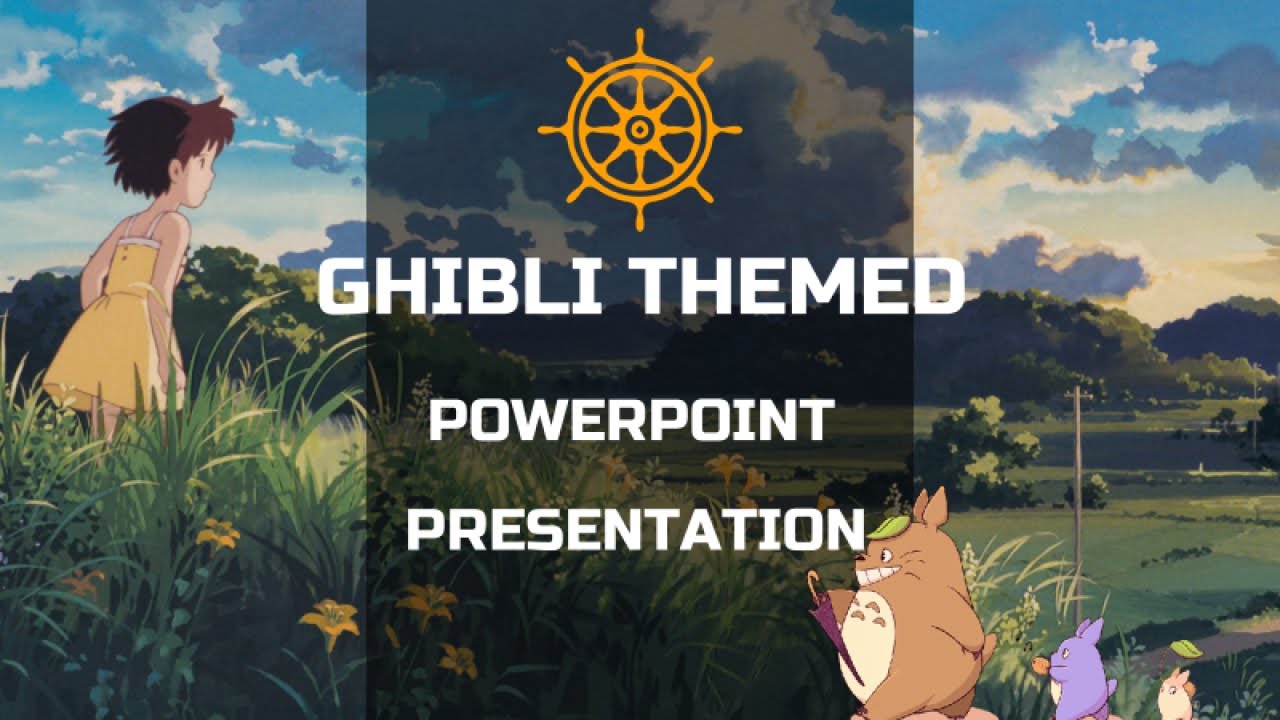 Ghibli-Themed Anime Template | Download PowerPoint Presentation | O J Edits