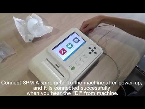 CONTEC Spirometer SP100 Operation Guide