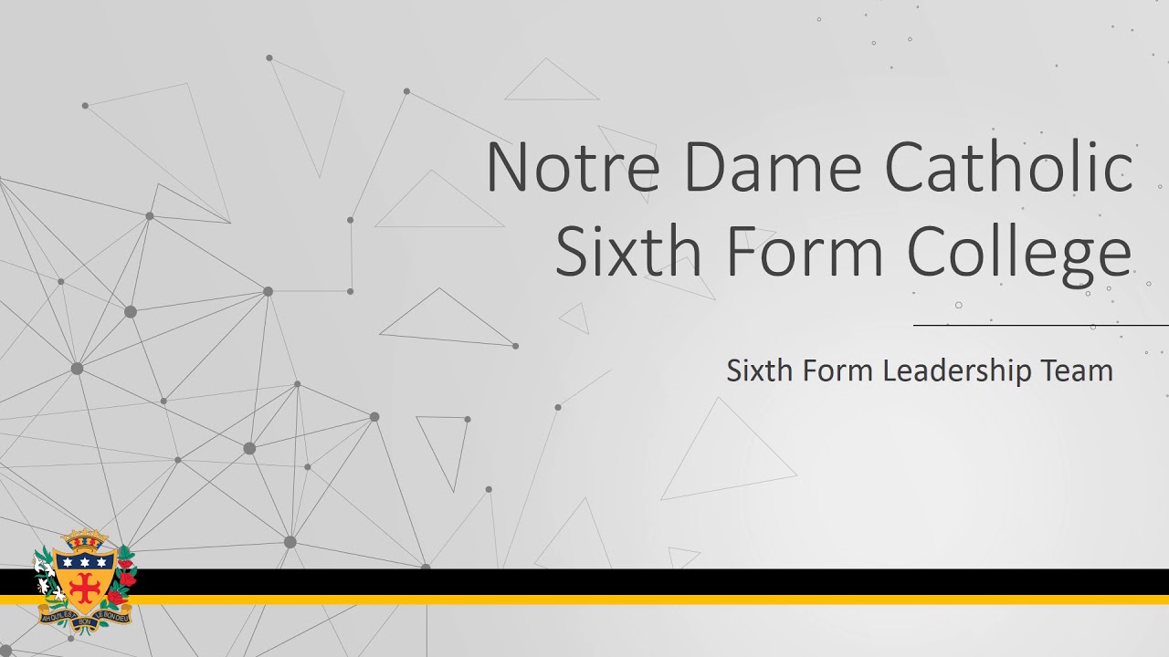 Assembly  Introduction to Sixth Form with video 2021