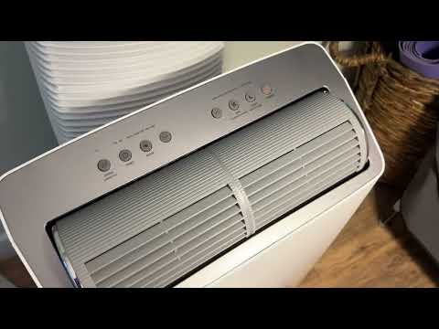 How to use the manual controls on a Toshiba 12000 BTU Portable AC