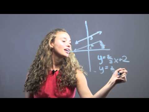 How to Write an Equation of Parallel From a Graph : Math Concepts