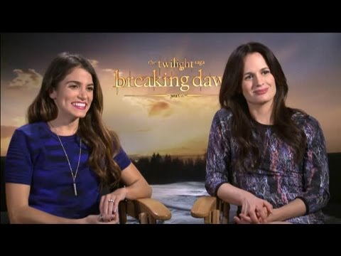 Nikki Reed & Elizabeth Reaser - The Twilight Saga: Breaking Dawn - Part 2 Interview with Tribute