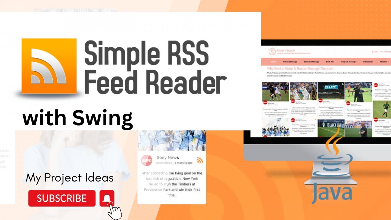 RSS Feed Reader with Java | Swing | Java Projects