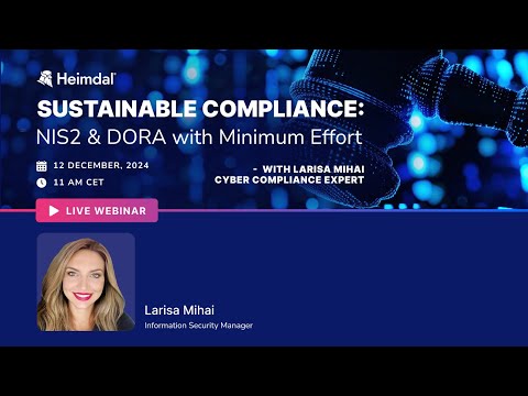 Sustainable Compliance - NIS2 & DORA
