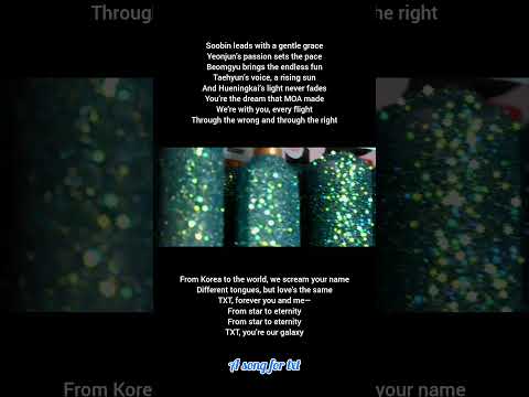 moa song for txt. star to eternity. want full song? #kpop #txt #txtmoa