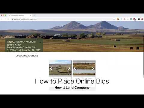 HLC Placing Online Bids