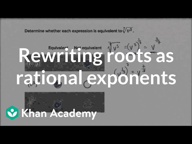 Understanding Roots and Rational Exponents in Mathematics | Galaxy