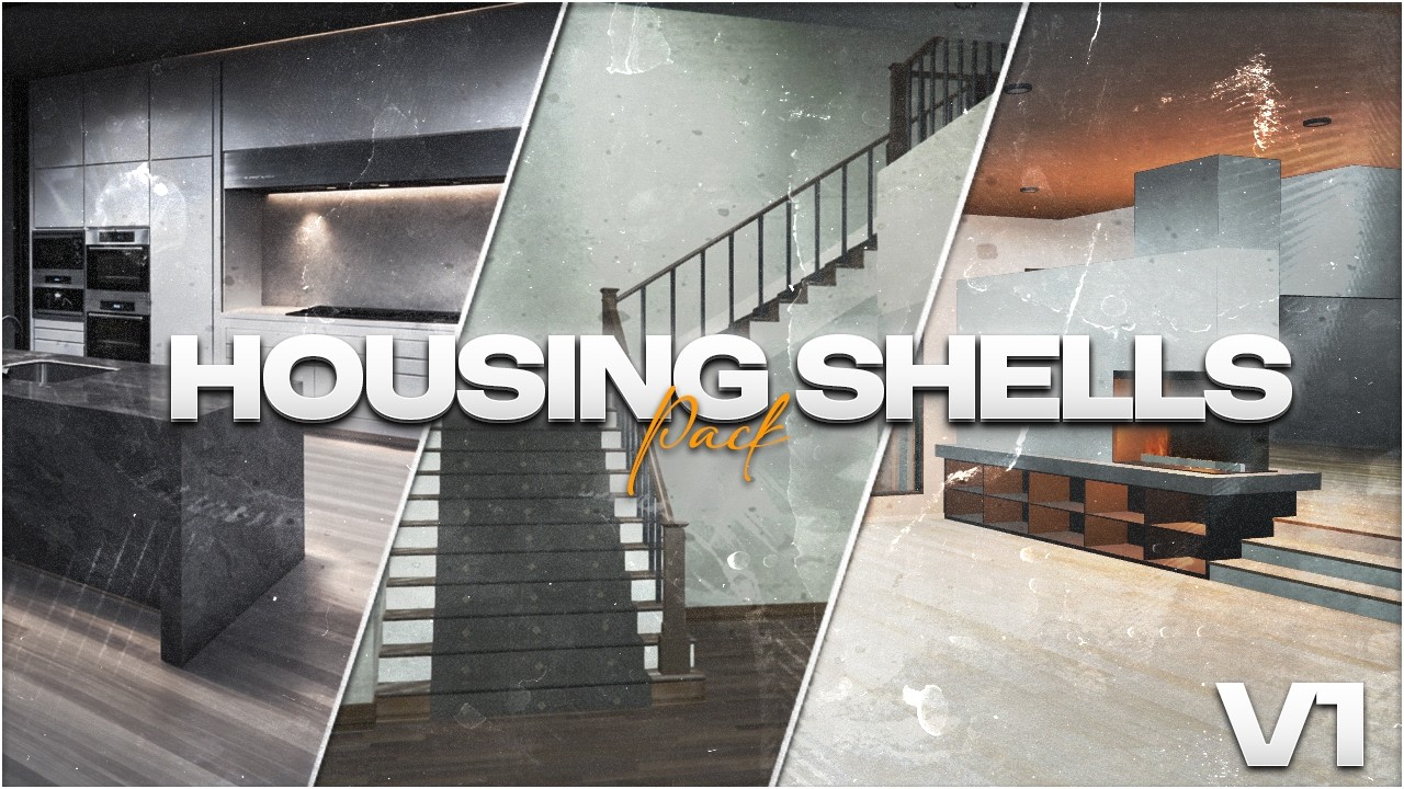 [FIVEM MLO] Housing Shell Pack V1 [8 Shells]