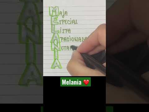 Significado del nombre MELANIA #significado #nombre #melania