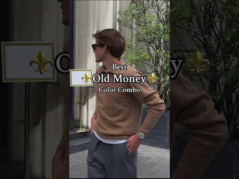 Best Old Money Color Combo(link in bio#oldmoney #oldmoneyaesthetic #menfashion #outfitideas #fashion