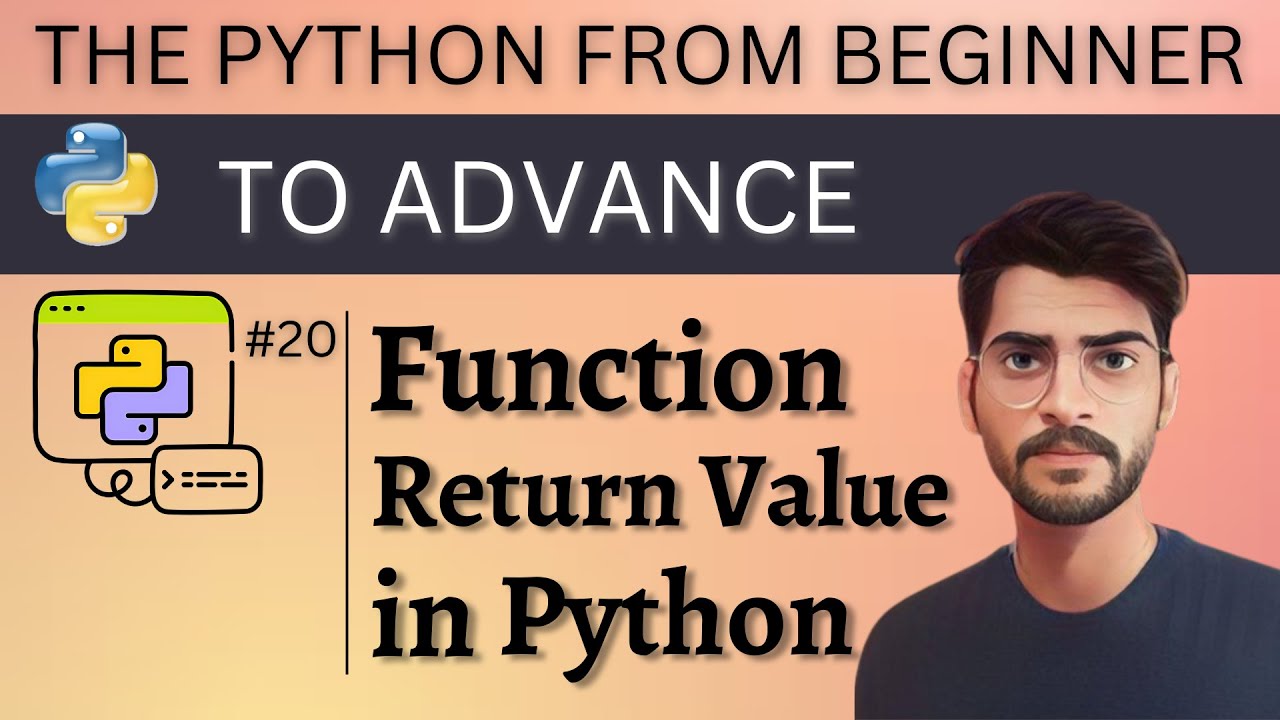 Function return value in python | List as parameter | Python Tutorial from Beginner to Advance #20