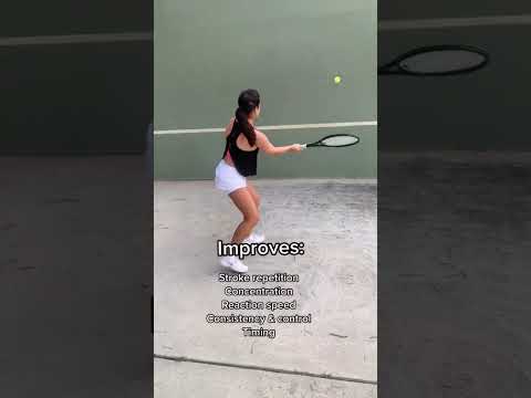 Wall Drill for Tennis Players | Improve Timing, Control & Consistency ????