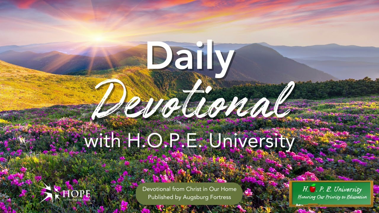 Daily Devotion May 18 2026