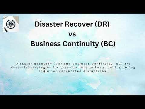 Disaster Recovery (DR) and and Business Continuity Plan (BCP)