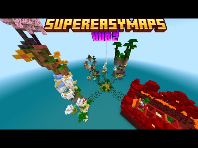 Supereasymaps hub 2(V1.1) Minecraft Map