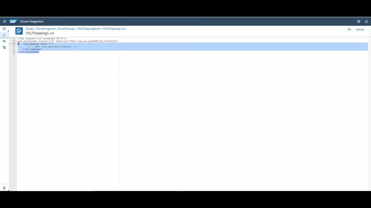 SAP CPI XSLT Mapping