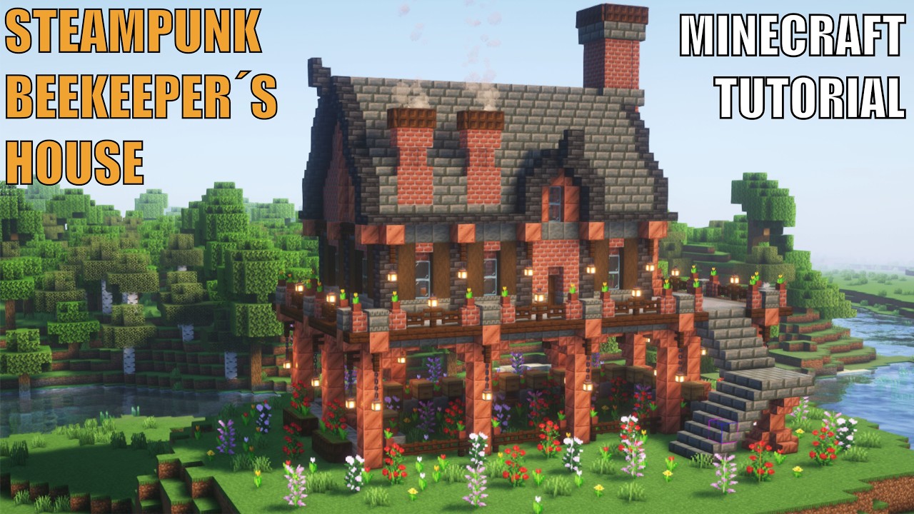 Minecraft Steampunk Beekeeper House Tutorial | Step-by-Step Build Guide