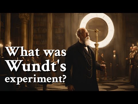 What was Wundt's experiment? | Philosophy