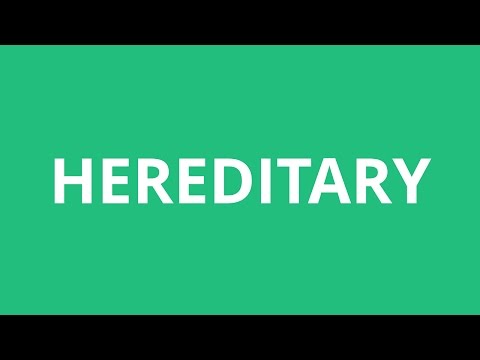 How To Pronounce Hereditary - Pronunciation Academy