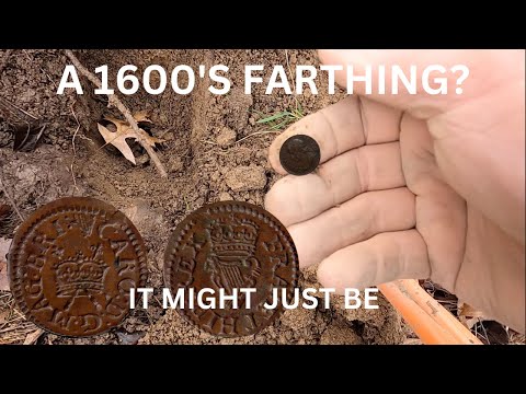 RARE FIND ON A 1730'S SITE | 1600's FARTHING? | METAL DETECTING THE 1730's KALE PIONEERS