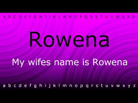 Here I will teach you how to pronounce 'Rowena' with Zira.mp4