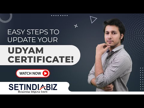 How to Update Your MSME Certificate? | Full Process Explained | Setindiabiz