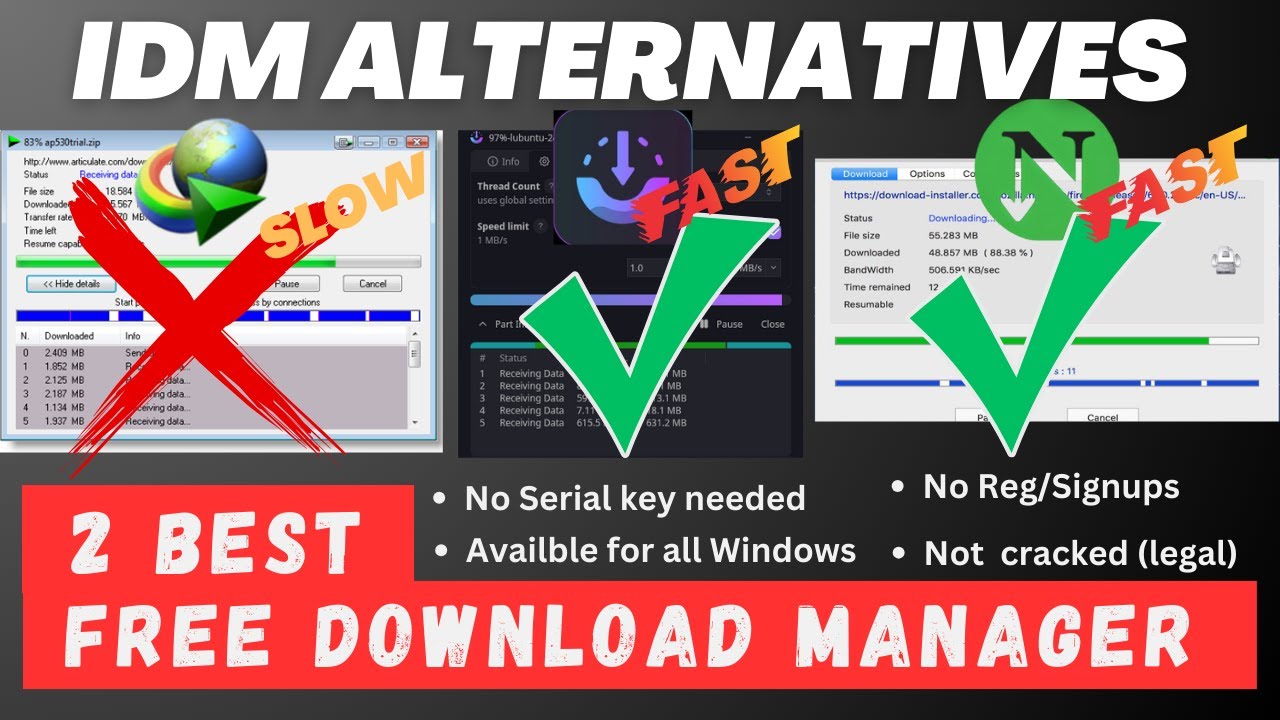 Top IDM Alternatives in 2025 | 100% Free & Beginner Friendly