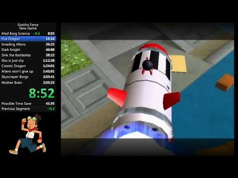 Gotcha Force (New Game) Speedrun - 2:01:14 (2:00)