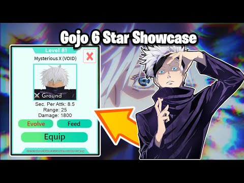 Gojo 6 Star Showcase | All Star Tower Defense |