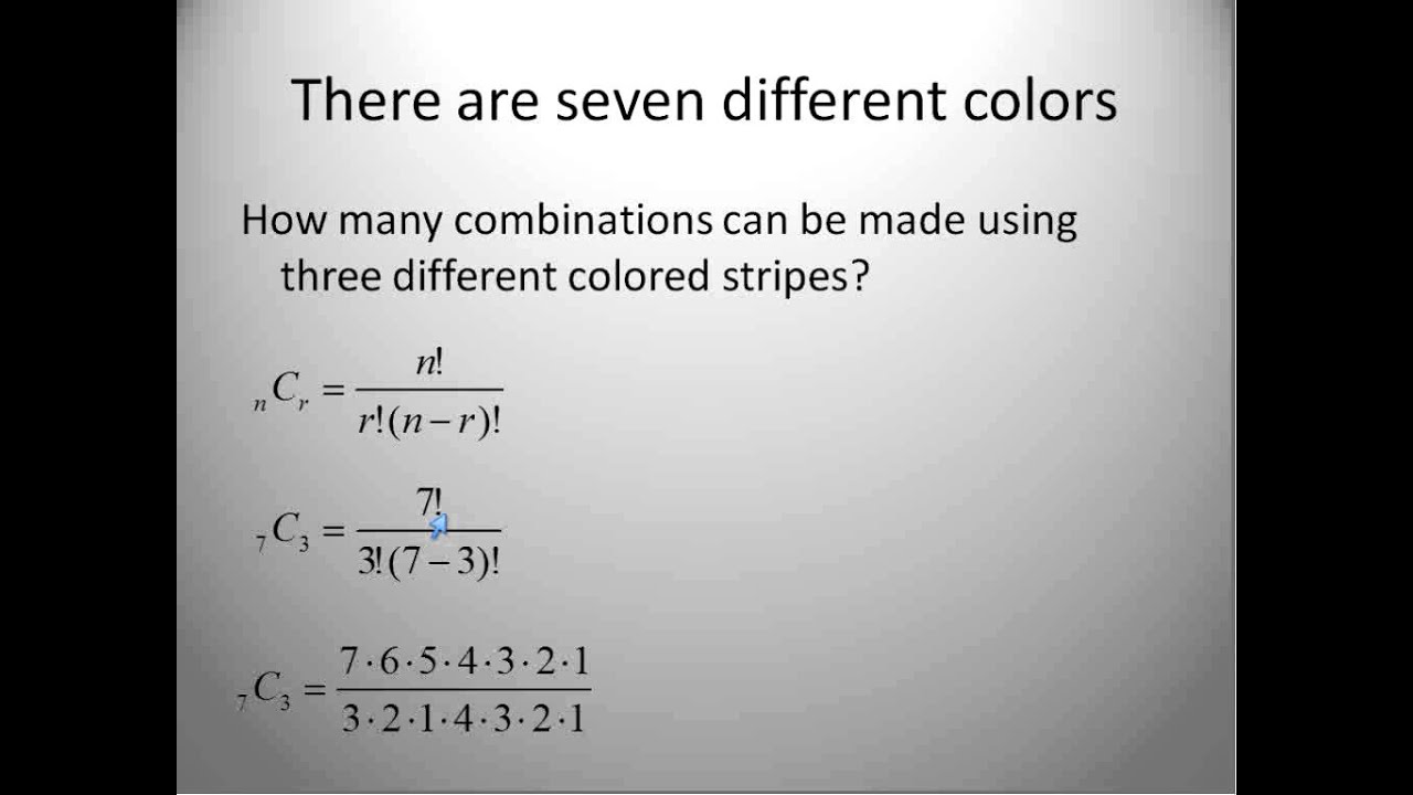 Combinations (Simplifying Math)