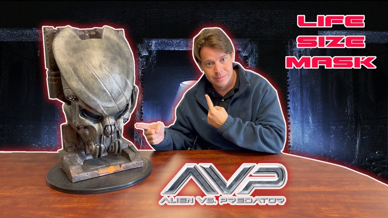 LIFE SIZE PREDATOR MASK! Celtic Warrior in AVP by Cool Props