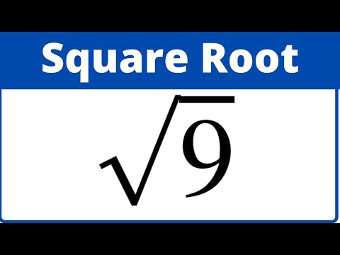 Square root of 9