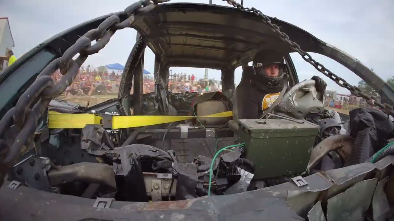 Huron County Fair Minivan Demolition Derby 2025 Markus GoPro
