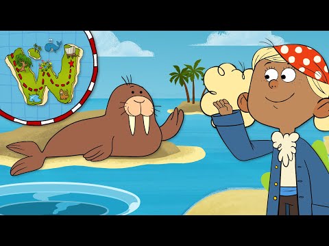 Words that start with the letter "W" | Captain Seasalt and the ABC Pirates