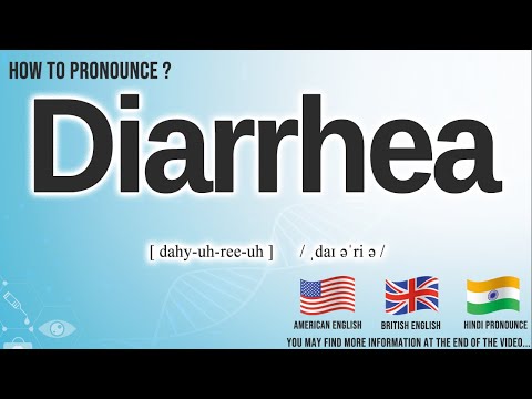 Diarrhea Pronunciation | How to Pronounce (say) Diarrhea CORRECTLY | Medical dictionary