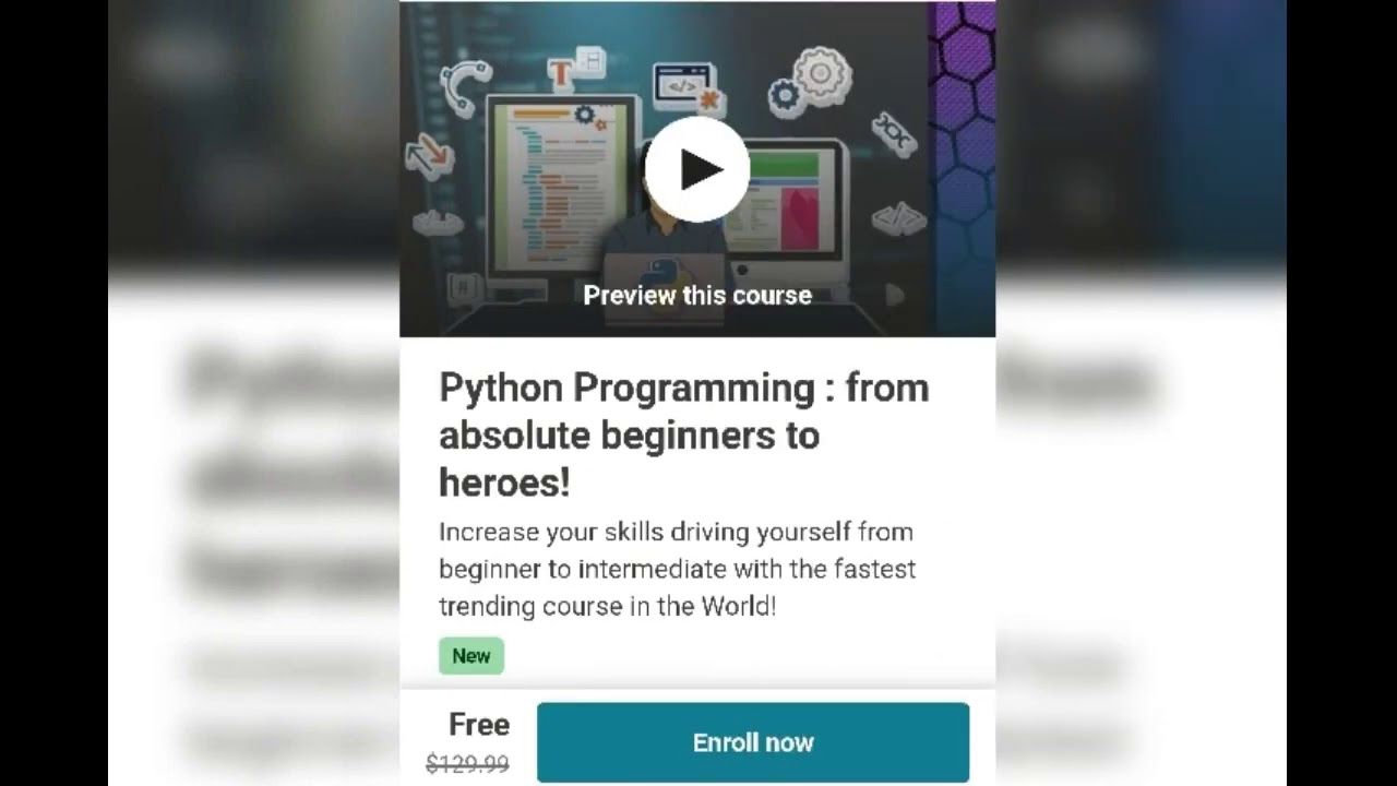 12 Free Udemy Courses | 100% Off Udemy Courses | Python JavaScript SQL PHP HTML and CSS