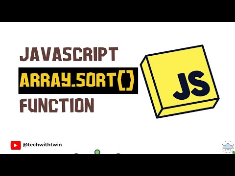Sorting Arrays in JavaScript: How array.sort() Works | TechWithTwin