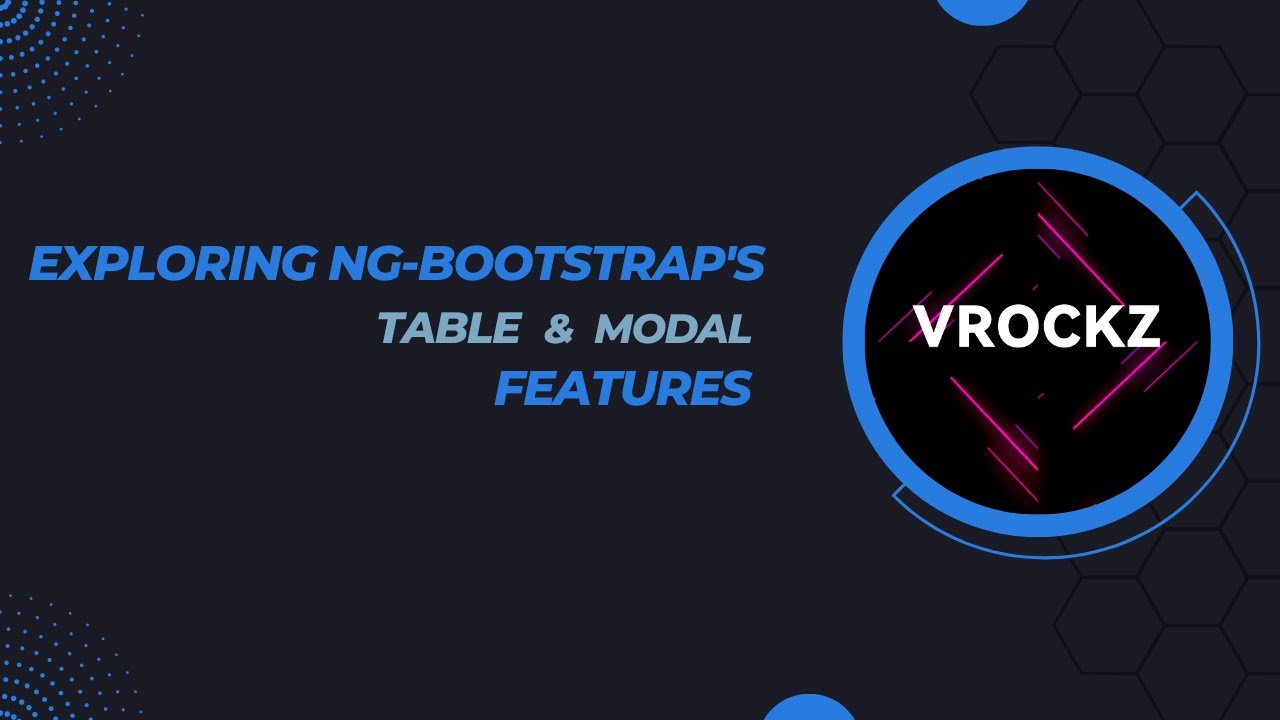 Exploring ng-bootstrap's Table and Modal Features #package