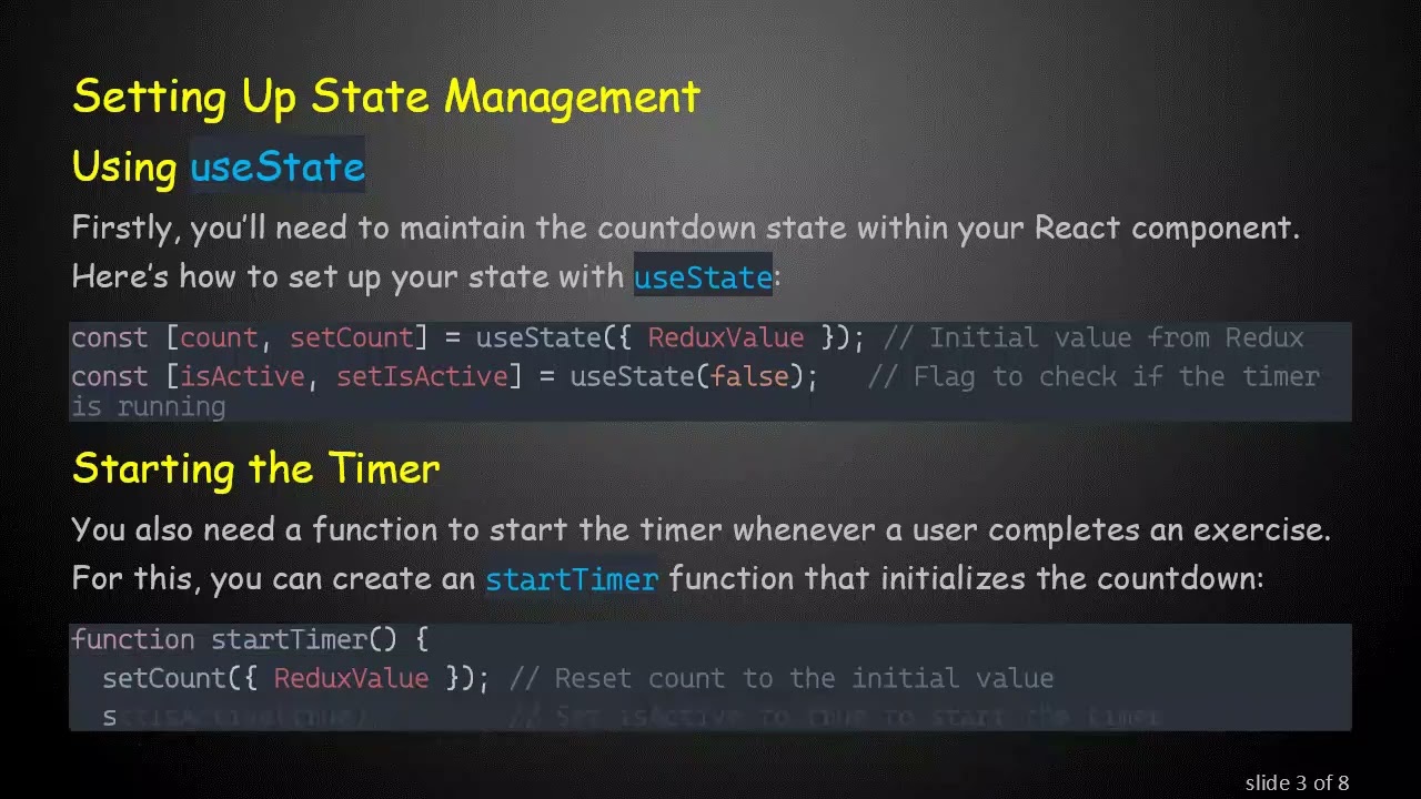 Implementing a Dynamic Countdown Timer in React Native with Hooks