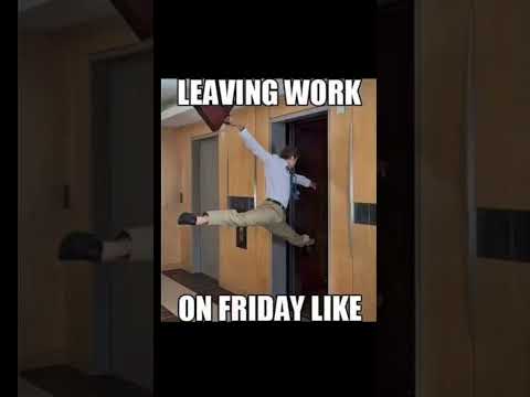 Leaving work on #friday 🤓🤣 #youtubeshorts #meme #viral #funny #shorts #viralvideo #officememe #work