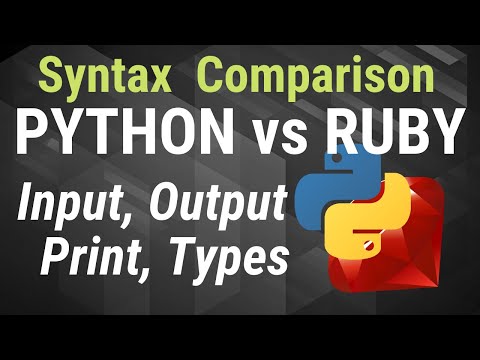 Learn Python vs Ruby Input and Output - Mind Luster