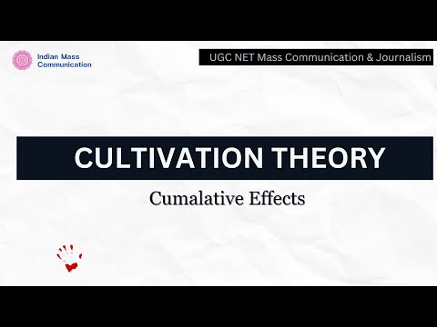 Cultivation Theory Video Lecture - Crash Course for UGC NET Mass ...