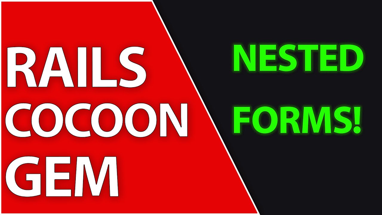 Nested Forms with the Cocoon Gem | Ruby On Rails 7 Tutorial